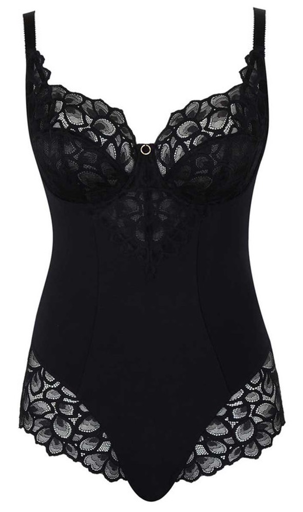 Body Modelador com Soutien Incorporado Allure Preto