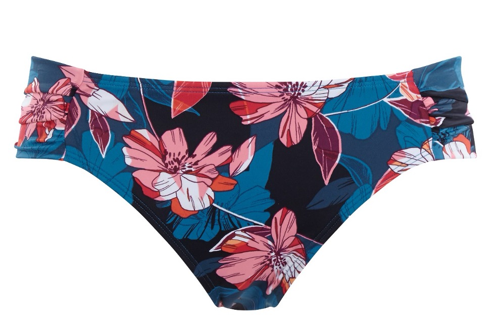 Anya Riva Blue/Floral Classic Bikini Bottom