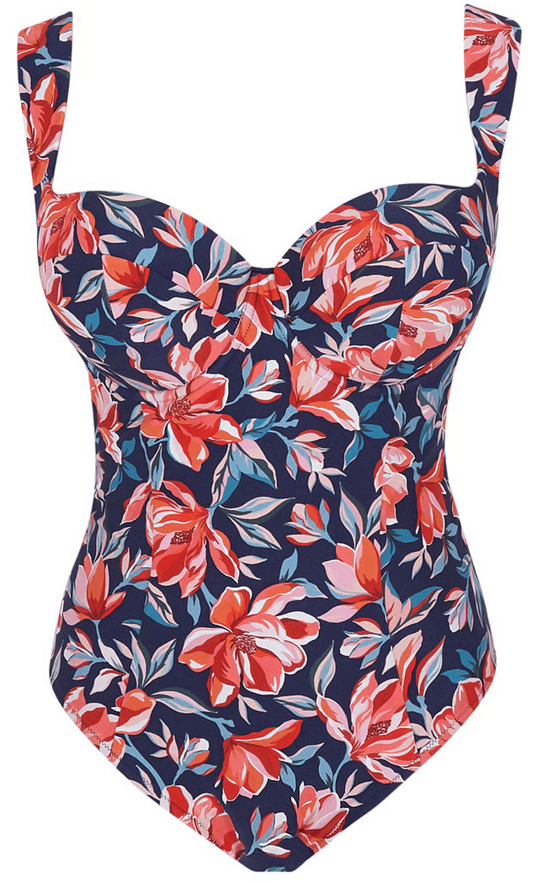 Moulded Balconnet Swimsuit with Wires Monica Liliflora