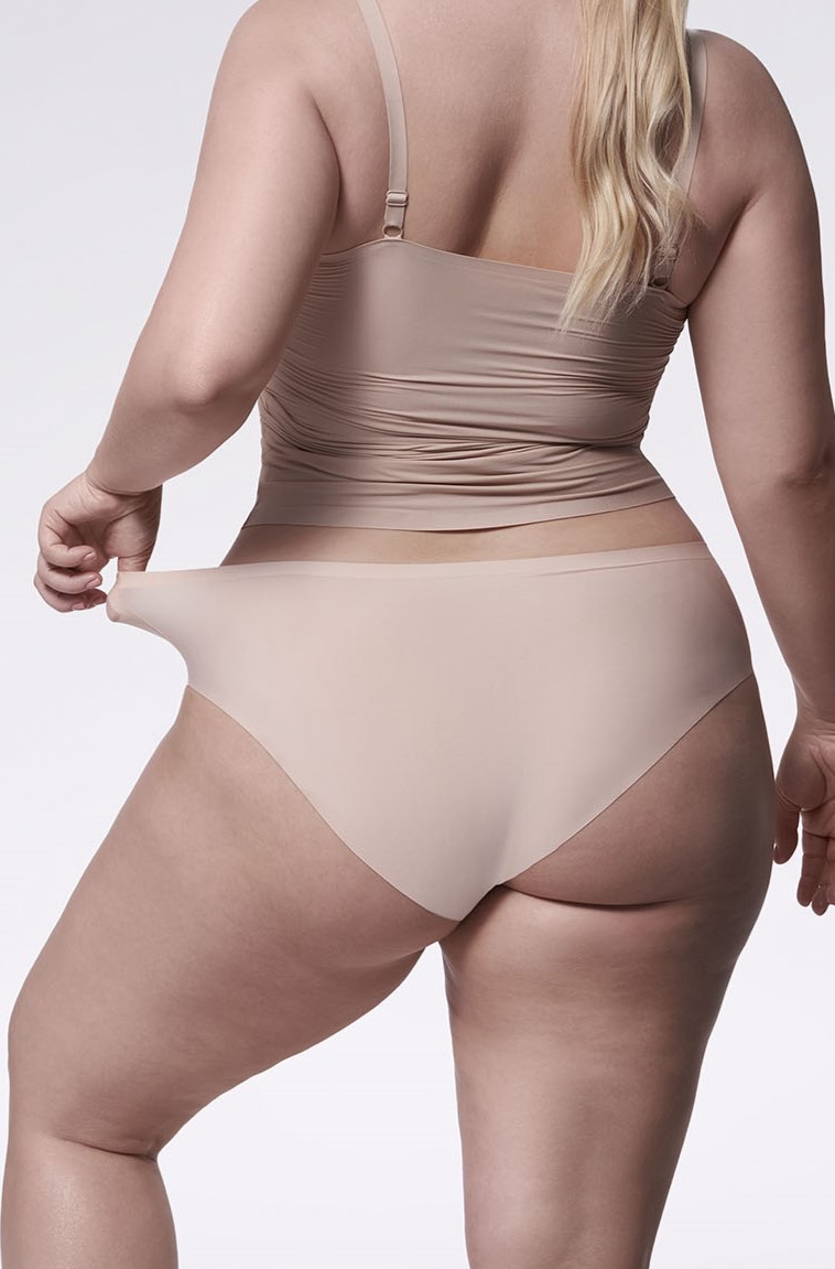 Classic Medium Waist Brief Flexi One Plus Size Nude
