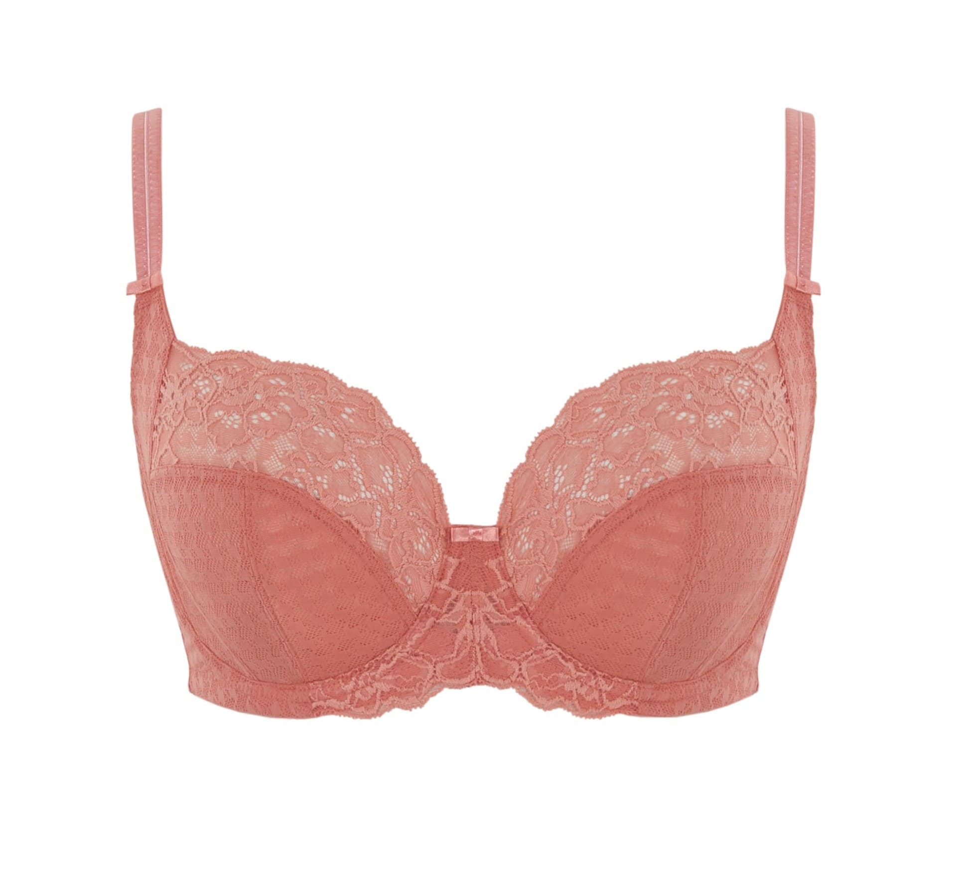 Envy Terracotta Lace Soft Cup Balconnet Bra