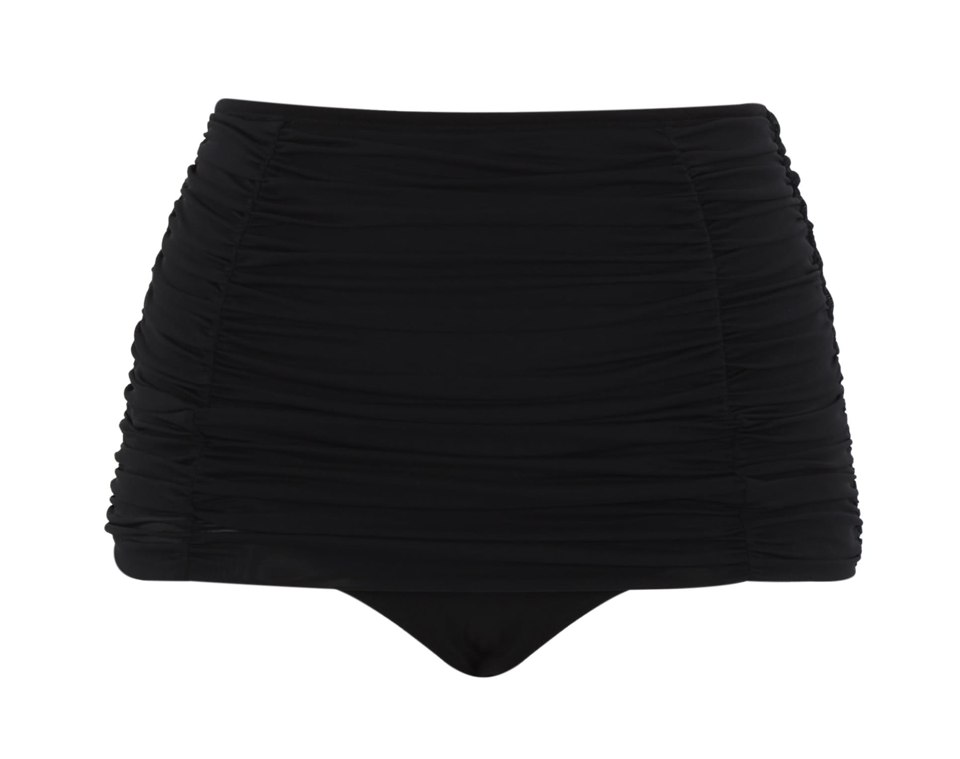 Margot Tulle Black High Waist Swim Brief
