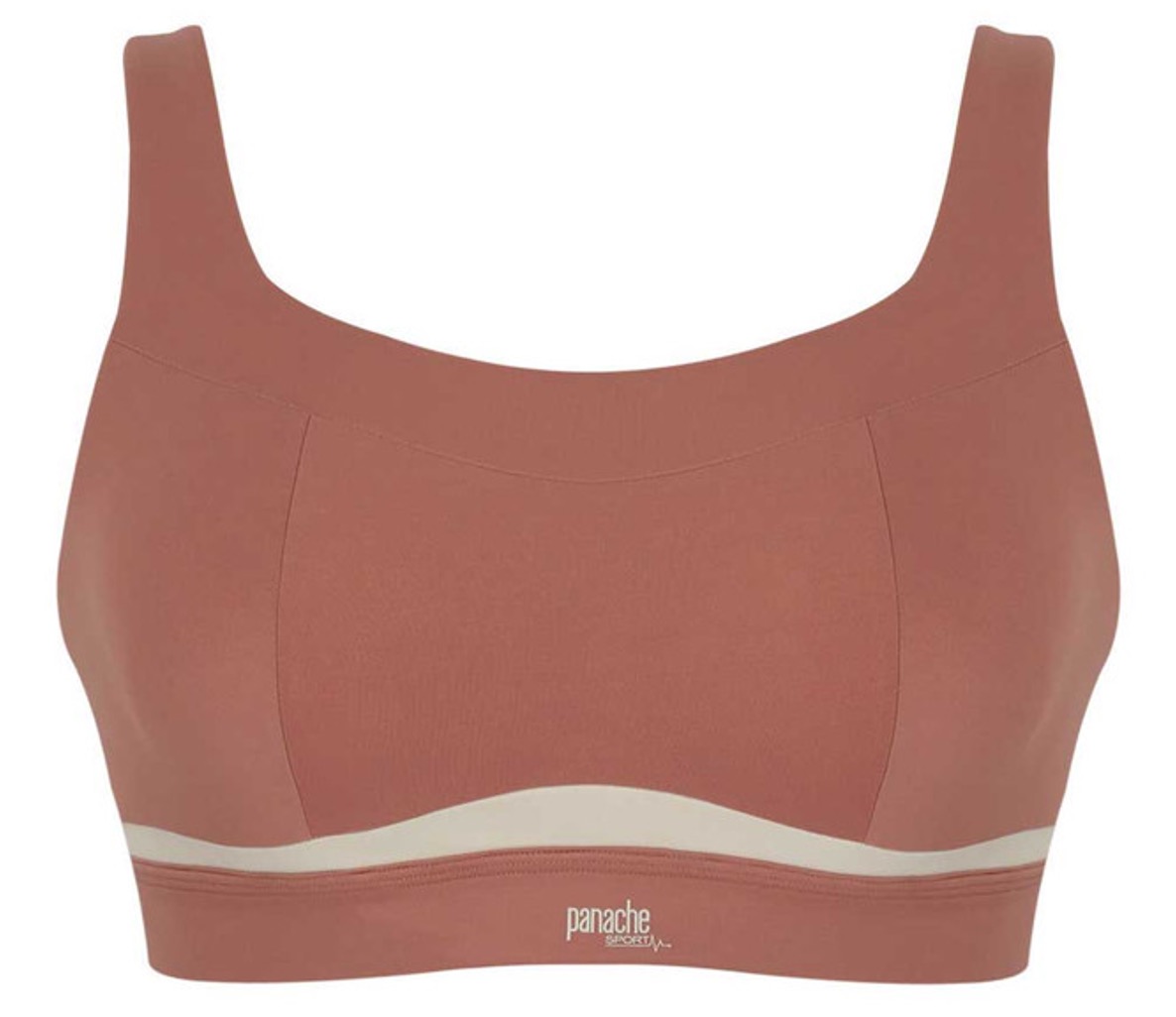 Non-padded Wireless Sports Bra Freedom Sienna Rose/Chalk