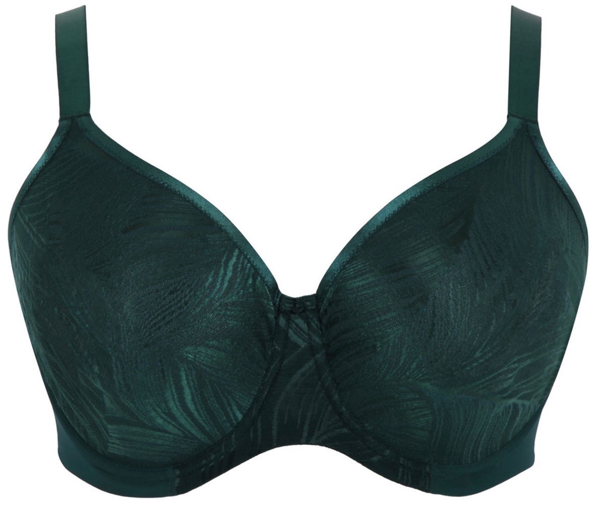 Seamless Non-padded Full Cup Bra Illuminate Dark Green