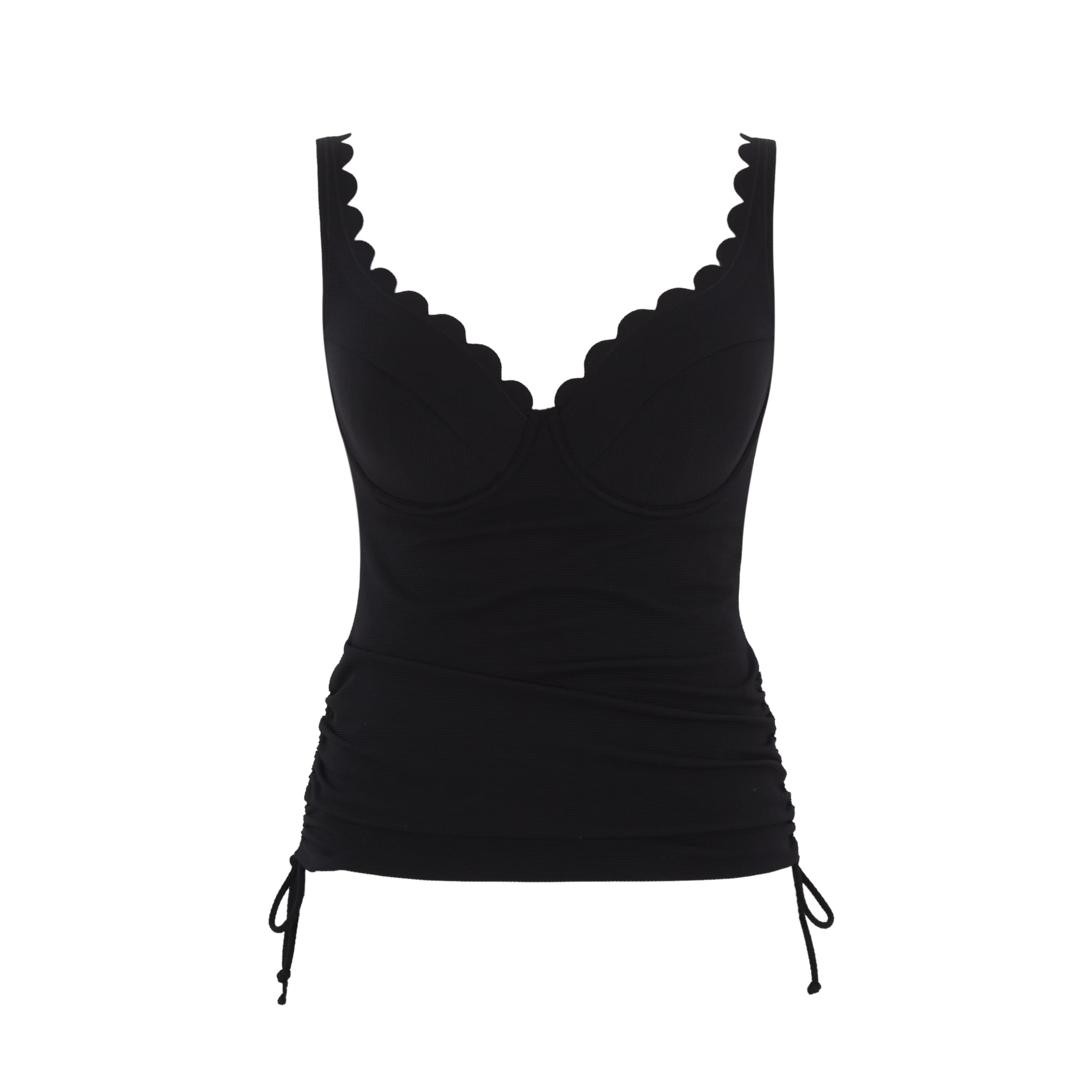 Underwired Plunge Tankini with Soft Cup Selena Black