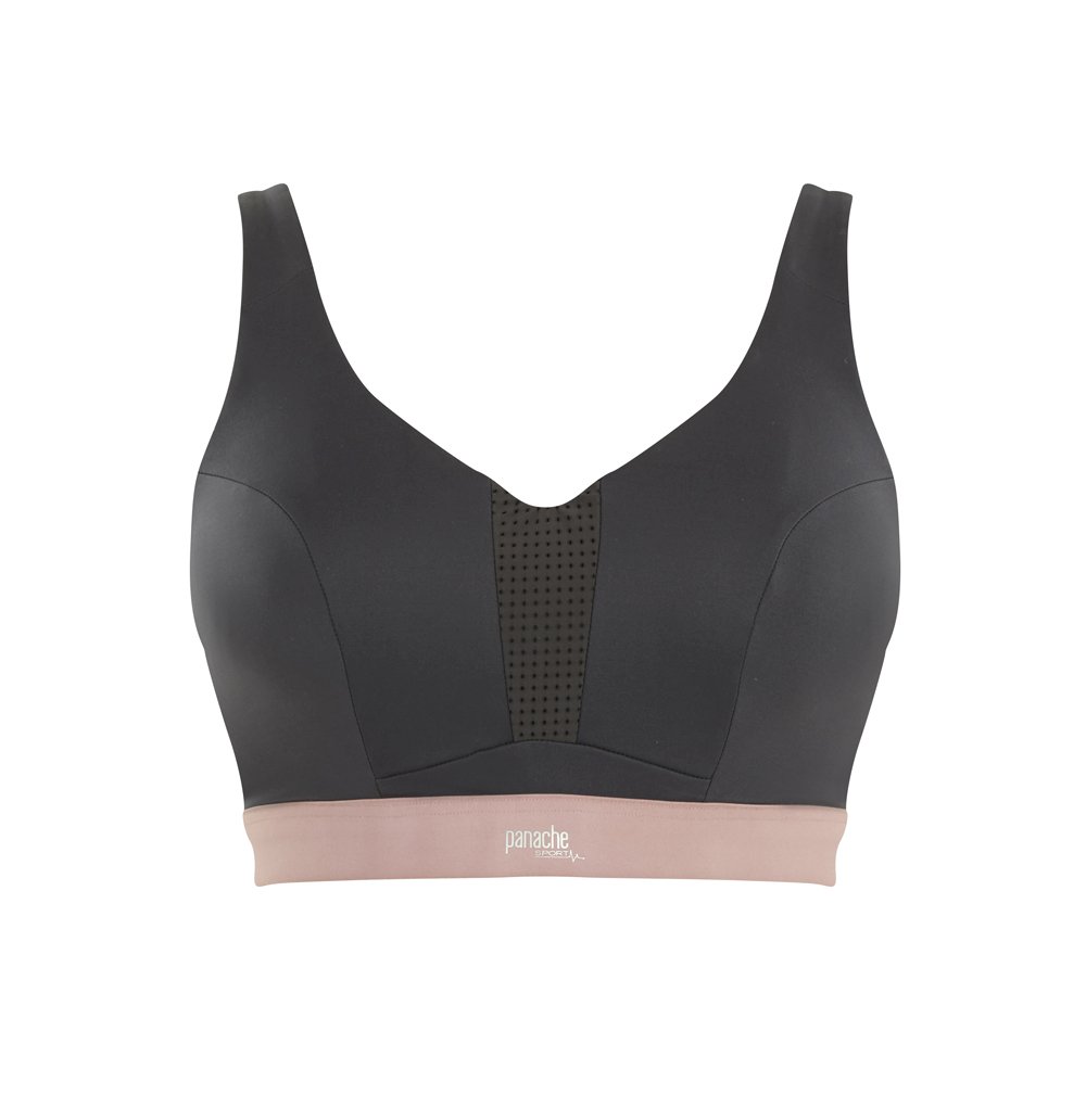 Non-padded Wired Sports Bra Ultra Perform Charcoal