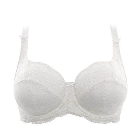 Clara White Soft Full Cup Lace Bra